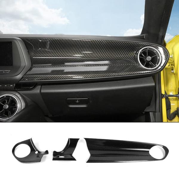 商品名:  Hoolcar Interior Center Console Panel Trim Co-pilot Passenger Trim Cover Compatible with 2016-2022 Chevrolet Camar...