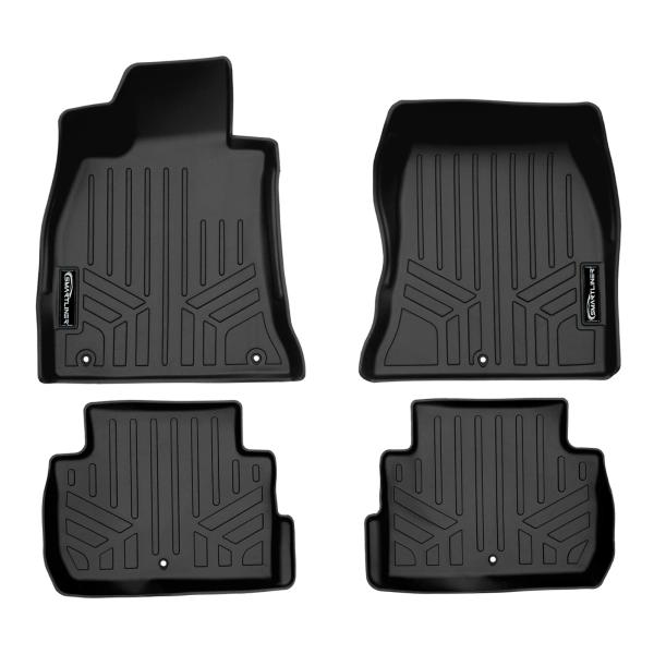 商品名:  SMARTLINER Custom Fit All Weather 2 Row Black Floor Mat Liner Set Compatible with 2018-2023 Kia Stinger (Only Fits...