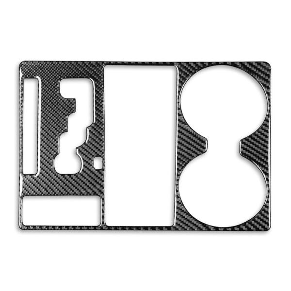 商品名:  NVCNX Car Gear Shift Control Panel Storage Box Cup Holder Frame Cover Trim Center Console Soft Carbon Fiber Sticke...
