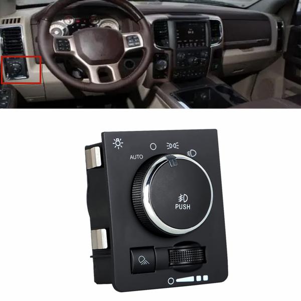 商品名: SEBLAFF ヘッドライトスイッチ 交換用 2013 2014 2015 2016 2017 2018 2019 2020 2021 Ram 1500 2500 3500 4500 5500 68146507AA 681891 ...