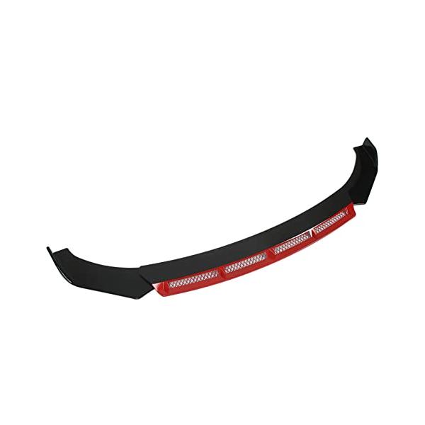商品名:  Universal Front Splitter Scratch Resistant Fade Resistant Bumper Lip For Car Modification (Red)ブランド: Gaoxin高さ: 116...