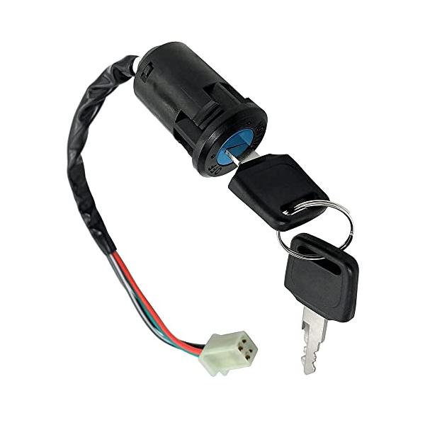 商品名: 電動スクーターキーイグニッションスイッチセット キャップ付き 50cc 70cc 90cc 110cc 125cc 150cc 200cc 250cc オートバイ ATV Tao Tao Sunl ATV ダートバイク 電動スクー...