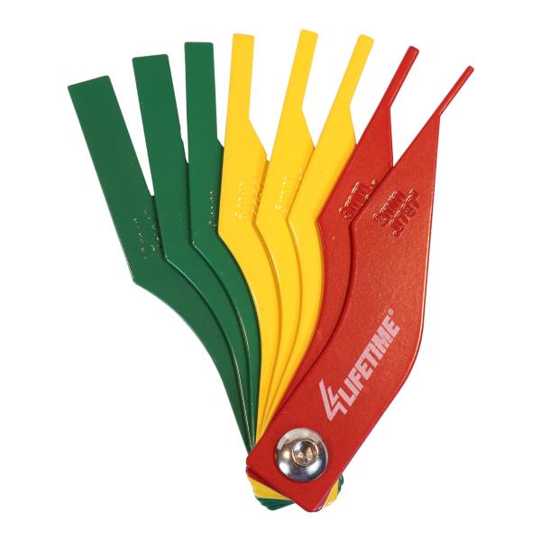 商品名: 4LIFETIMELINES ブレーキパッド 厚さ測定ゲージツール SAEおよびメトリックマーキング 4LIFETIMELINES Brake Pad Thickness Measuring Gauge Tool - Quick ...