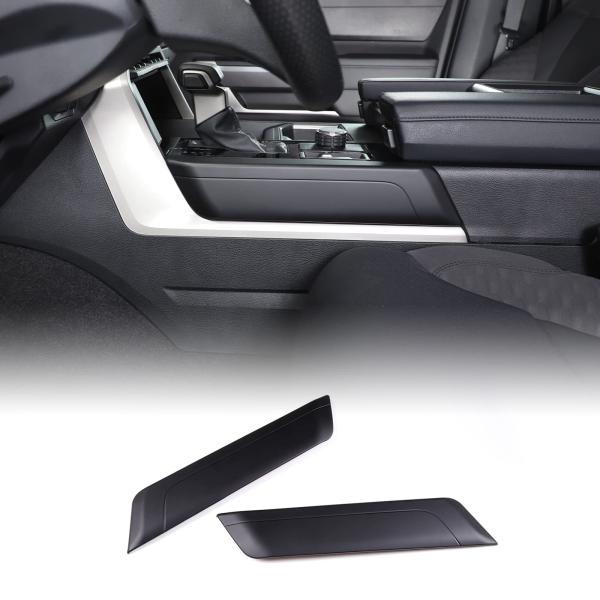 商品名: Aunginsy インナーセンターコンソールギアコントロールパネルサイドストリップカバートリム Toyot@ Tundra/Sequoia 2022-2023 センターコンソールギアサイドパネルギアパネルカバーモールディングサイド...