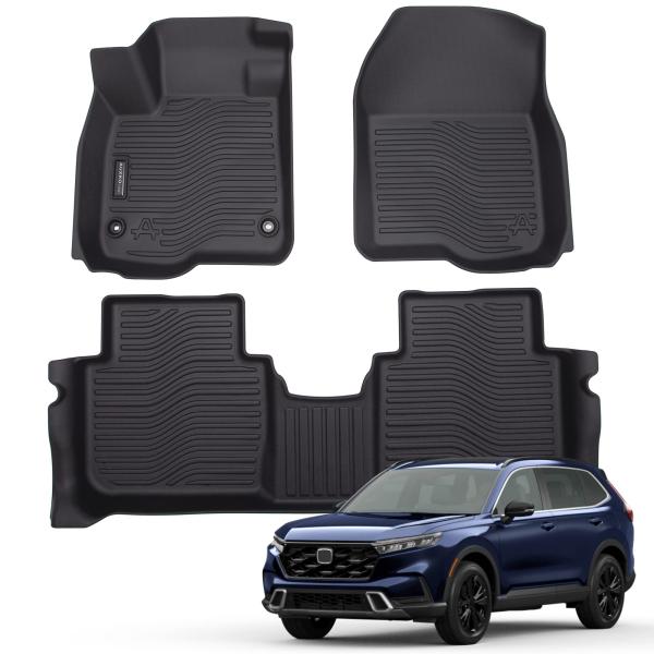 商品名: Auxko All Weather Floor Mats Fits for Honda CR-V 2023 (Include Hybrid) TPE Rubber Liners Accessoiry for Honda CRV 2...