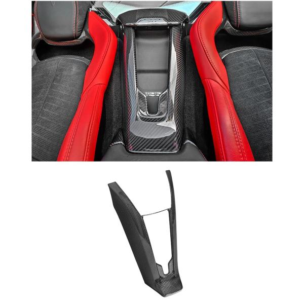 商品名:  Extreme Online Store Replacement for 2020-Present Chevrolet Corvette C8 | GM Factory Style Carbon Fiber Console Wa...