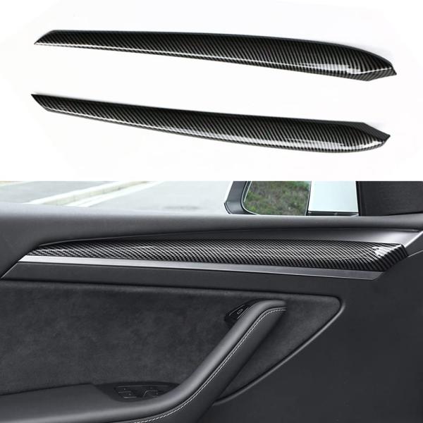 商品名:  CEBAT 2PCS Interior Door Panel Stripe Cover Automobile Door Moulding Decoration Trim ABS Inner Decal Accessories f...