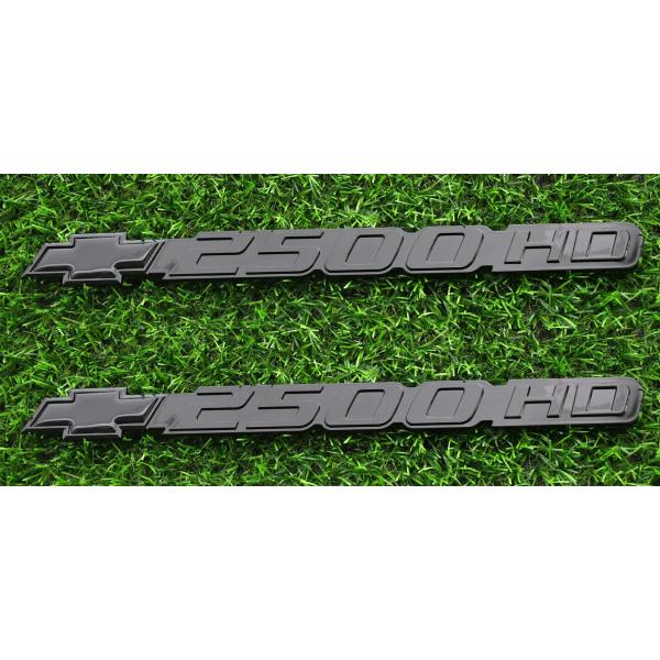 商品名:  2Pcs 01-07 Bowtie 2500 HD Emblems Front Side Door Badge Nameplate Replacement for Chevrolet Silverado (Black)ブランド:...