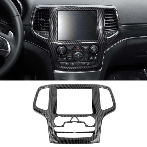 商品名:  Hoolcar Center Console Navigation Trim Panel Middle Air Conditioning Vent Cover Compatible with 2014-2018 Jeep Gra...