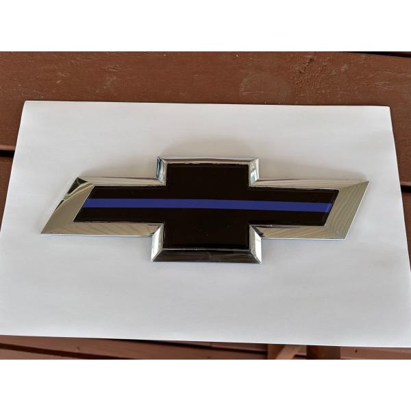 商品名: EmblemsPlus ブルーラインエディション シボレーシルバラードグリルとテールゲートボウタイエンブレム (DIY) デカールオーバーレイビニールシート (自分でカット) 取り付け簡単 2014年から2018年まで対応 Emb...