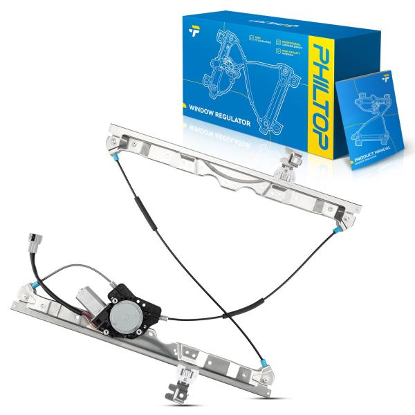 商品名:  PHILTOP Front Left Side Power Window Regulator with Motor Compatible with TITAN, Pathfinder Armada, Armada, QX56 R...