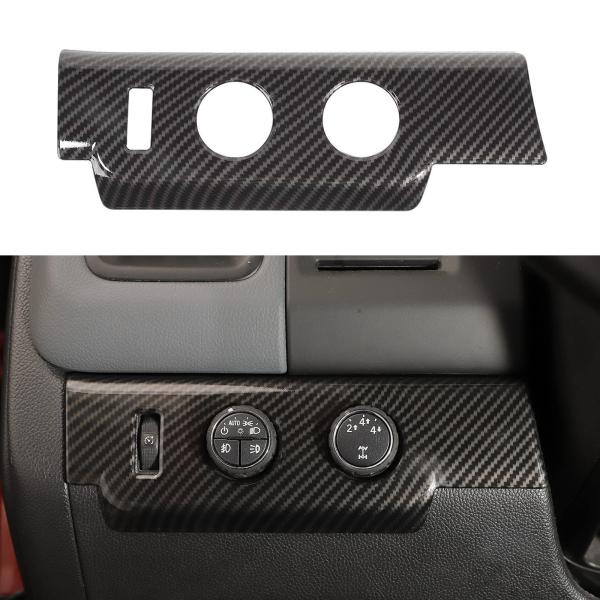 商品名:  CheroCar Headlight Switch Panel Cover Trim for Chevrolet Colorado 2014-2022 for GMC Canyon 2014-2022,Carbon Fiberブ...