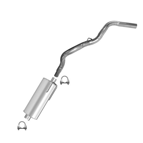 商品名:  Northeastern Exhaust Stainless Steel Muffler Tail Pipe System Kit compatible: 2002-2005 Dodge Ram 1500 3.7L 4.7L 5...
