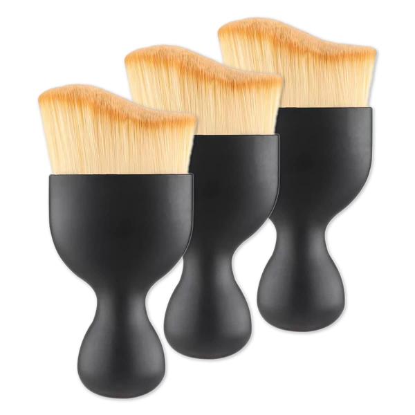 商品名: 車内ディテーリングブラシ、自動車内装ソフト脱毛ブラシ、カーブラシ、カークリーニングブラシインテリアソフト剛毛ディテールブラシダスティングツール車、自宅、オフィス、コンピューター、キーボード(3個) Car Interior Det...