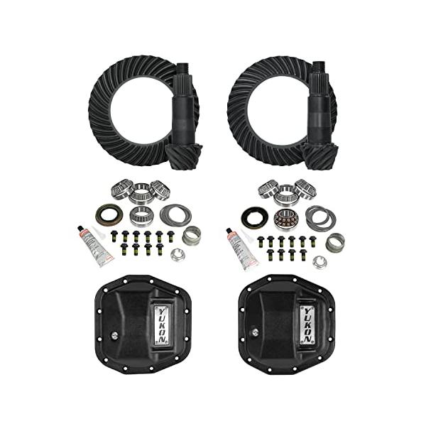 商品名: Yukon ステージ2 リギアキット デフカバー付き Dana44 5.13 比 28スプライン用 Jeep JL/JT YGK069STG2対応 Yukon Stage 2 Re-Gear Kit w/Diff Covers f...