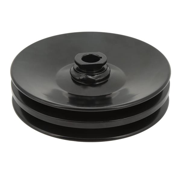 商品名: Aramox パワーステアリングプーリー ダブルグルーブ パワーステアリングポンププーリー 5/8インチ キー溝シャフト 86 01975 R 交換用 Chevy SBC BBC 350 454 エンジン用 Aramox Powe...