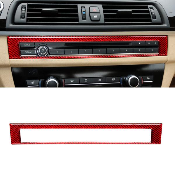 商品名:  YAMUDA Compatible with CD Panel Frame Decal Carbon Fiber Interior Accessory Sticker for BMW 5 Series F10 F11 F18 5...