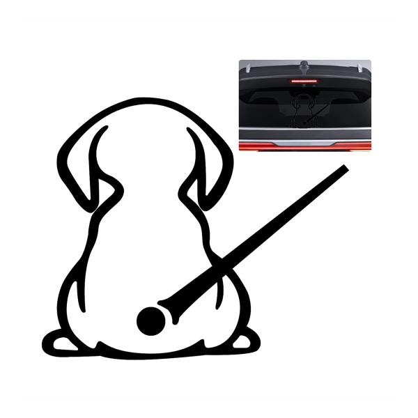 商品名: Moioee 2個 車 犬 リアワイパー フロントガラス ウィンドウ デカール 面白い 漫画 子犬 動く テールステッカー、Auto Docoration 防水 かわいい 動物 犬 手を振る テールワイパーステッカー SUV トラ...