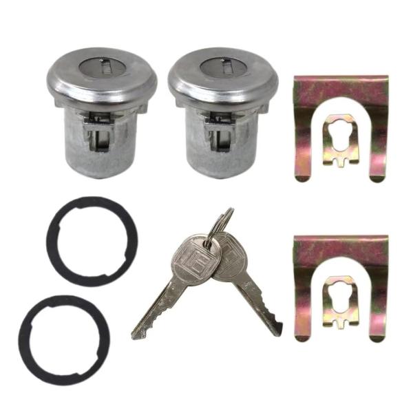 商品名:  New 2 Pair Silver Door Lock Cylinder Set Fits for Chevrolet Astro Van 1985-1995 Replace DL15800, DL15802, 5070006ブ...