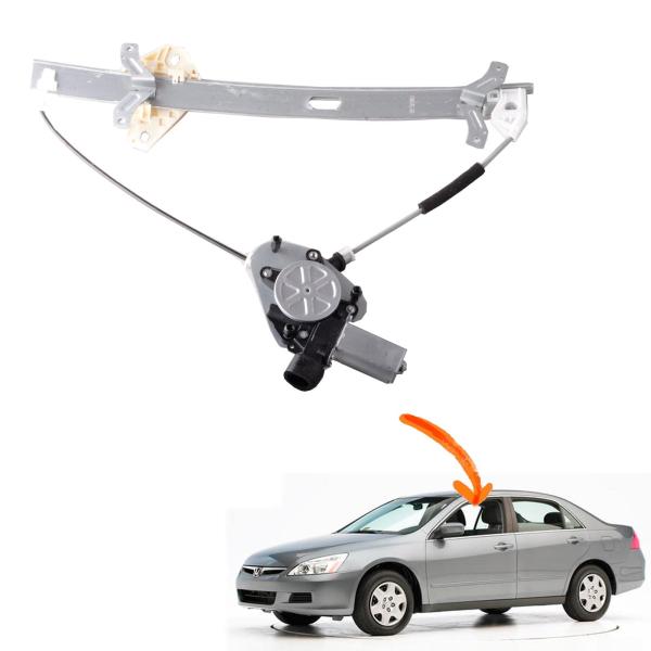 商品名: Predep フロント運転席側ウィンドウレギュレーター モーターアセンブリ付き ホンダ アコード 2003-2007 交換用 左側 741-306 Predep Front Left Driver Side Power Windo...