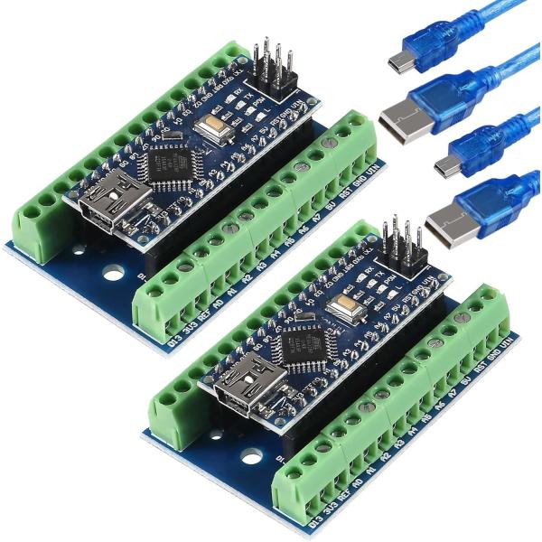 商品名:  ALAMSCN 2PCS Mini for Nano V3.0 ATmega328P for Arduino Micro Controller Board Module with USB Cable + for Nano V3....