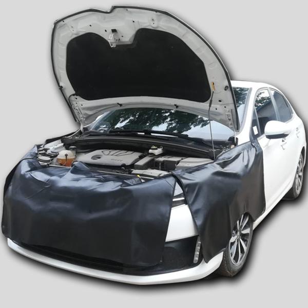 商品名: QUYDDC メカニックマット用厚手フェンダーカバー 強力なマグネットとフック付きアクセサリー 便利な固定、防水合成皮革耐腐食滑り止めと防水-ブラック L QUYDDC Thicker Fender Covers for Mech...