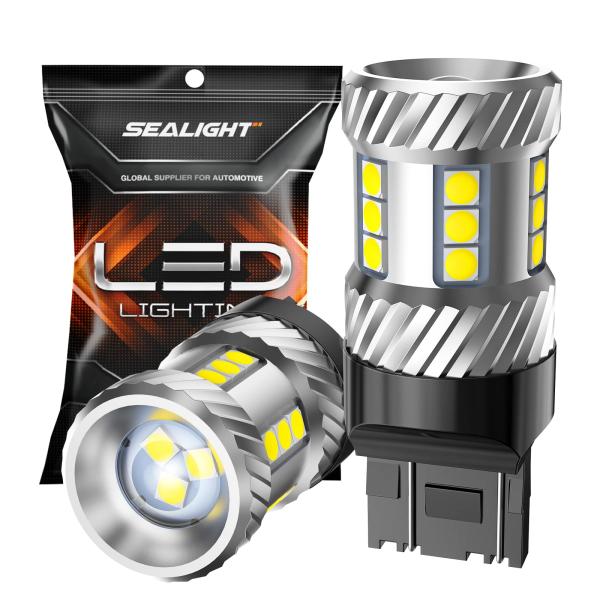 商品名: SEALIGHT LED SEALIGHT 7440 7443 LED Bulbs, 6000K White Super Bright 1800LM for 7441 992 T20 W21W 7444 LED Replaceme...