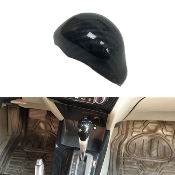 商品名: SZFKACCESS ホンダシビック 2012 2013 2014 2015 カーボンファイバースタイル ABSドアウィンドウリフトボタンカバートリム、ブレーキハンドルハンドブレーキトリム、エアコンパネルトリム(ギアシフトノブカバ...
