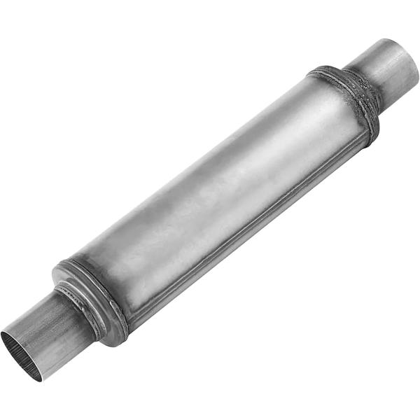 商品名:  2.5'' Exhaust Muffler,2.5" Inlet/Outlet Exhaust Muffler Universal Muffler Stainless Steel Straight Through Design ...