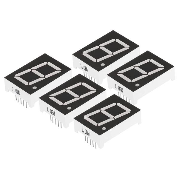 商品名:  PATIKIL LED Display Digital Tube, 5 Pack 7 Segment 10 Pin 1 Bit 0.9"x1.3"x0.4" Common Anode 3.3V LED Display Modul...