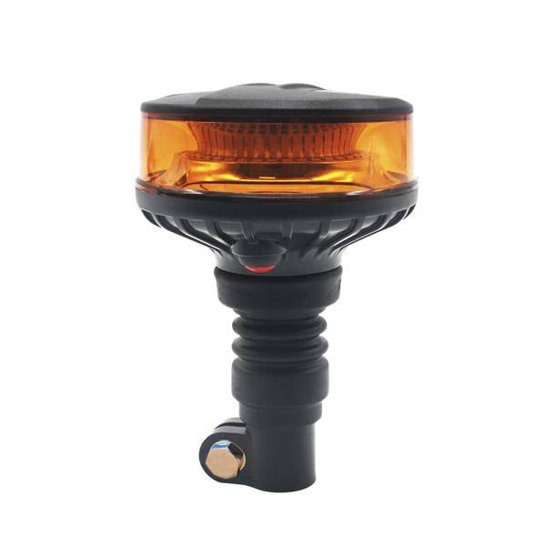 商品名:  Polieez 42 LEDs Pole Mount Amber Strobe Light, 12-24V Plow Truck Beacon Light, Tractor Warning Flashing Light with...