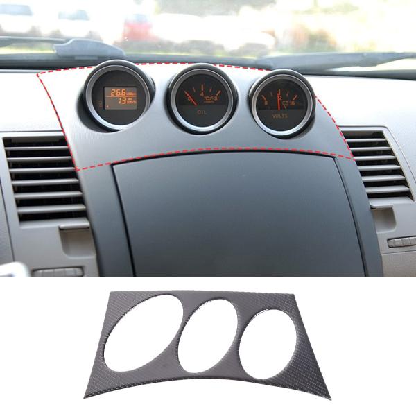 商品名:  Daeiclru Soft Carbon Fiber Central Control Dashboard Panel Sticker Compatible with Nissan 350z 2003-2006, Car Cent...