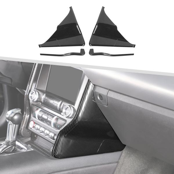 商品名:  Jimen Compatible with Ford Mustang 2015-2023, 4PCS Center Console Side Dashboard Panel Trim Coverブランド: Jimen高さ: 4....