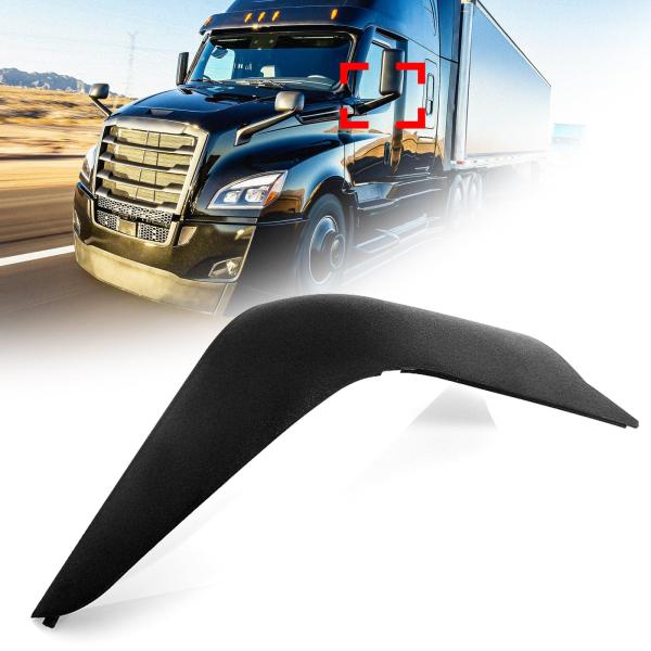 商品名:  Door Mirror Arm Cover Fit for Freightliner Cascadia 2018-on, Black Door Mirror Arm Cover for Freightliner New Casc...