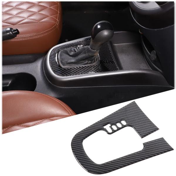 商品名:  Daeiclru Central Control Gear Shift Panel Trim Fit for Kia Soul 2009-2013, Real Carbon Fiber Car Central Control C...