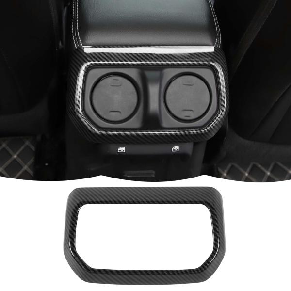 商品名: RT-TCZ カーボンファイバーリアバックエアコンアウトレットベントパネルトリムカバーフレーム装飾インテリアアクセサリー ジープラングラーJL JLU &amp; グラディエーターJT 2018-2023用 RT-TCZ Carb...