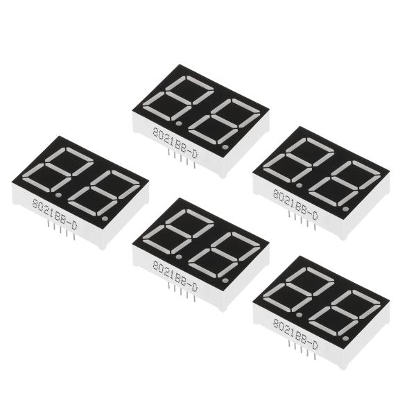 商品名:  PATIKIL LED Display Digital Tube, 5 Pack Common Anode 7 Segment 10 Pin 2 Bit 3.3V LED Display Module for Electroni...