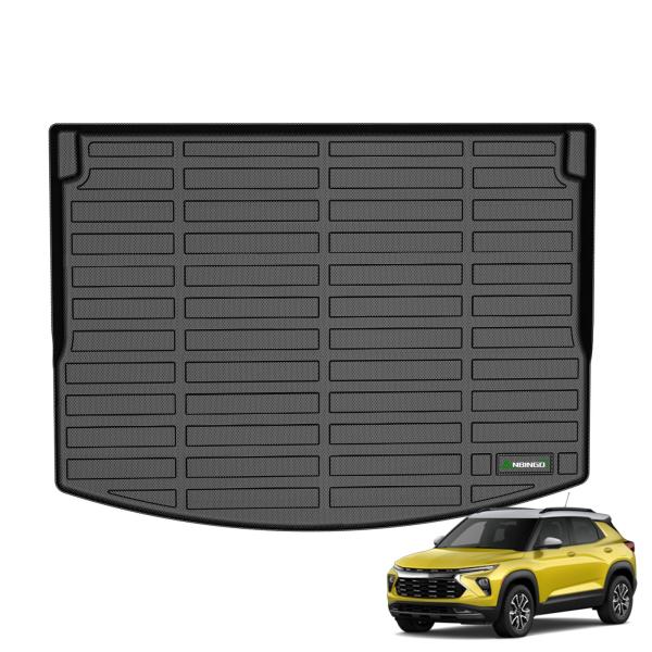 商品名: ANBINGO 全天候型カーゴライナー シボレー・トレイルブレイザー用 AWD&amp;FWD 2021-2023 カスタムフィット車用フロアマット(トランクマット)対応 - ブラック ANBINGO〓 Cargo Liner f...