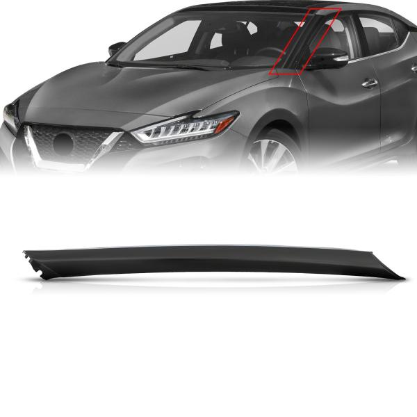 商品名: KARPAL フロント左サイドフロントガラス ピラーモールディングトリム 2016 2017 2018 2019 2020 日産 マキシマ 768374RA0A 768379DD0A 運転席側に対応 KARPAL Front Le...