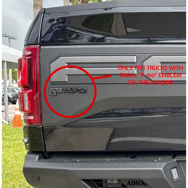 商品名: テールゲートレターエンブレムオーバーレイ - 2017-2020 F-150 Raptorに対応 Tailgate Applique Letter Emblem Overlays - Compatible with 2017-20...