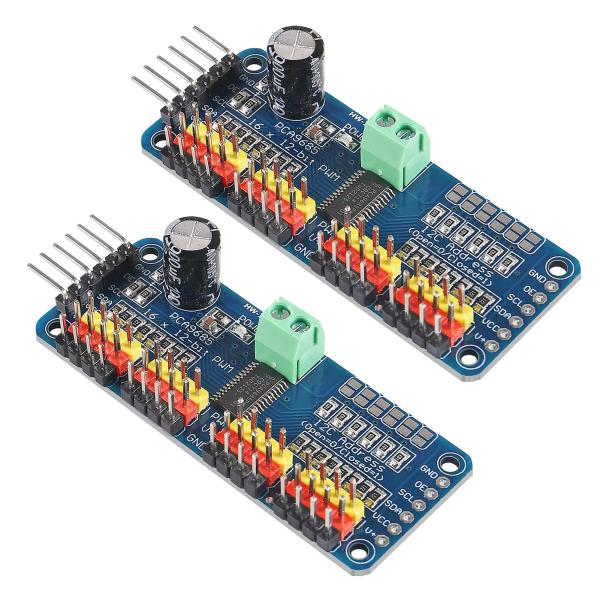 商品名: D-FLIFE PCA9685 16チャンネル 12ビット PWMサーボモータードライバ I2C IICモジュール MG90S SG90 MG995用 Arduino Raspberry Pi対応 D-FLIFE 2pcs PCA...