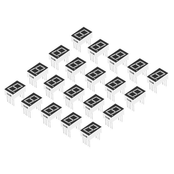 商品名:  PATIKIL LED Display Digital Tube, 20 Pack 7 Segment 10 Pin 1 Bit Common Anode 3.3V 0.56" Digit Height LED Display ...