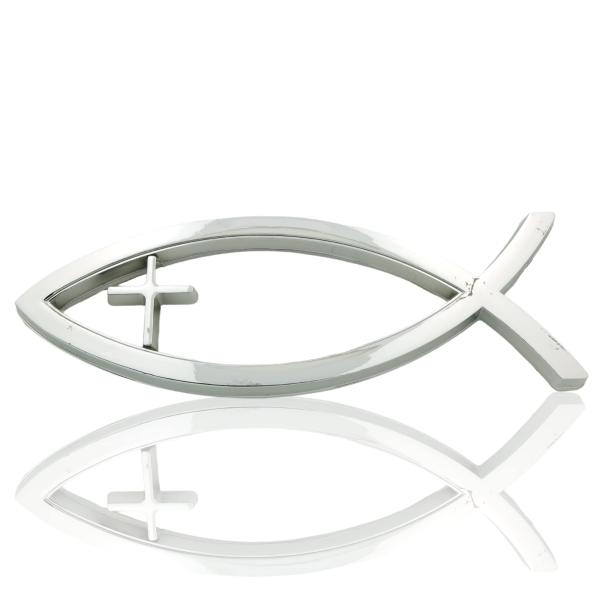 商品名:  Metallic Ichthus with Cross Car Sticker, Jesus Fish Decal Accessory, Religious Auto Emblem, 5 Inchesブランド: Needzo高さ...