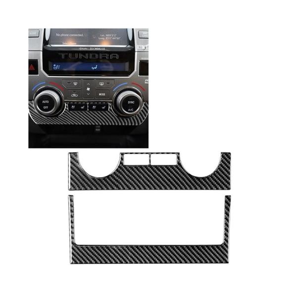 商品名:  Carbon Fiber AC Console Panel Sticker Trim Fits for Toyota Tundra 2014-2018ブランド: 商品番号: 素材: Plastic海外の輸入品ショップ-世界中の様...