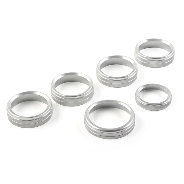 商品名:  Lirun Auto Inner Cover Trim AC Control Rings Decoration, Interior Center Panel Console Switch Knobs Button Cover T...