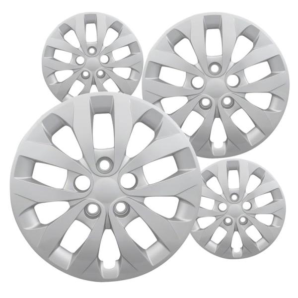 商品名:  Fuel Rider 16 inch Silver ABS Hubcap Wheel Cover for 2016-2017 Hyundai Elantra (Set of 4) Wheelcovers for 16 inch ...