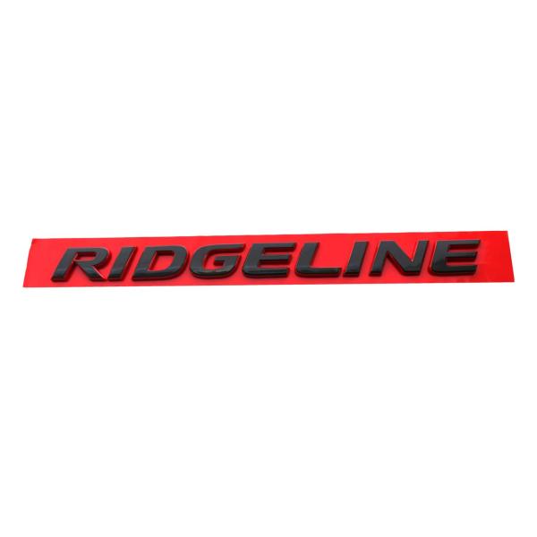 商品名: Ridgeline エンブレム 車用バッジ レターロゴ 交換用 2017-2023 ホンダ 08F20-T6Z-100用 (ブラック/レッドライン) 1個 1Pcs Ridgeline Emblem Car Badge Lette...