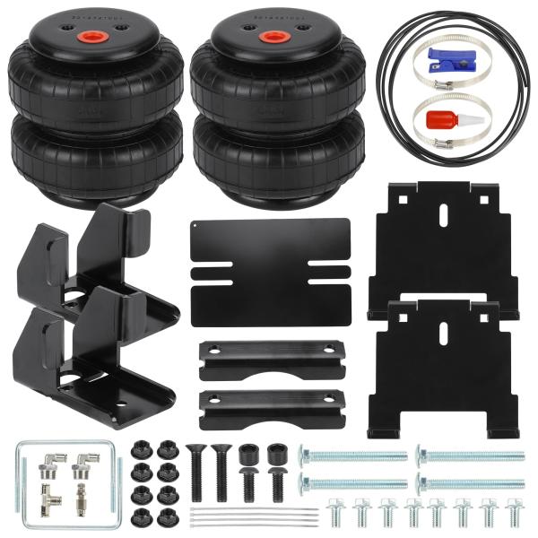 商品名: エアスプリングバッグ サスペンションキット シボレー シルバラード 1500 2007-2017 GMC シエラ 1500 2007-2018用 容量5000ポンド リアエアスプリングキット W217602430交換用 Air S...