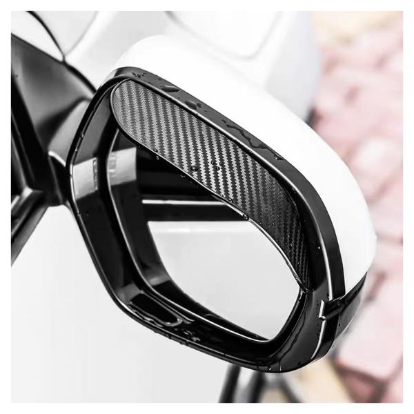 商品名:  Kewucn 2 PCS Mirror Rain Visor Eyebrows, Waterproof Side Mirror Visor Rain Guards, Carbon Fiber Auto Rear View Mir...