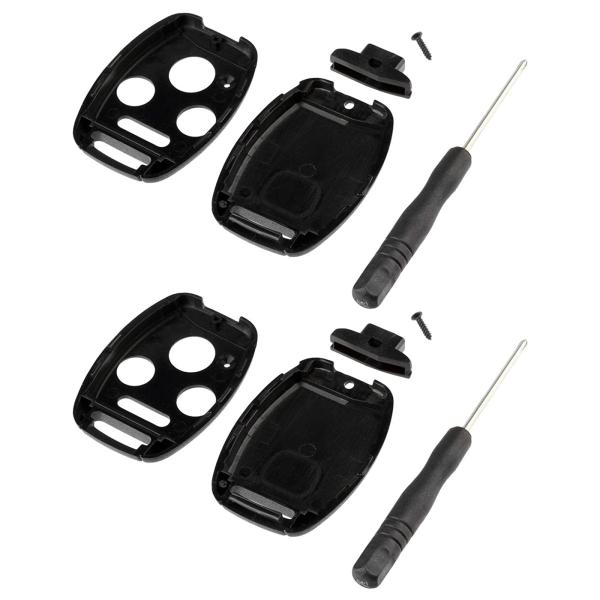 商品名: Kewucn 交換用キーフォブケースシェル 2個 切断不要 車のキーフォブ キーレスエントリー リモートシェルケース 2003-2012 Accord/ 2006-2013 Civic EX/ 2009-2015 Pilot/ 2...